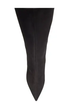 JIMMY CHOO Blake Pointed Toe Knee High Wedge Boot