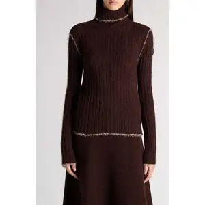 Moncler Virgin Wool Turtleneck Sweater