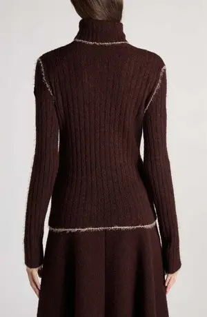 Moncler Virgin Wool Turtleneck Sweater