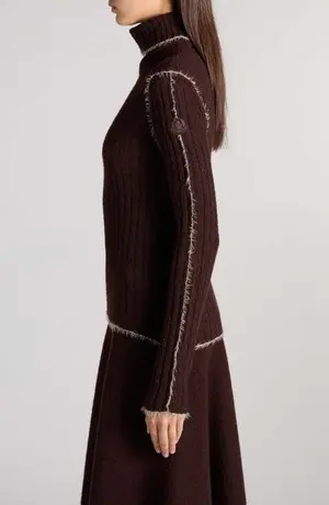 Moncler Virgin Wool Turtleneck Sweater