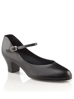 CAPEZIO Jr. Footlight Character Shoe - Black