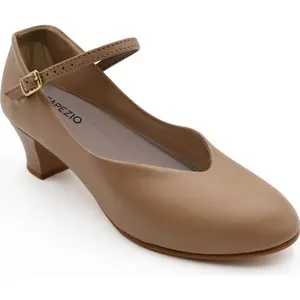 CAPEZIO Jr. Footlight Character Shoe - Medium Brown