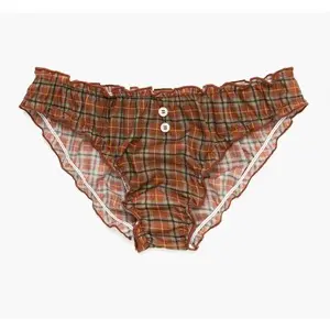ODDLI Plaid Bloomers Ruby Plaid