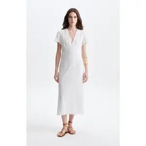 Vanessa Bruno Helena V-neck Maxi Dress
