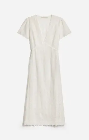Vanessa Bruno Helena V-neck Maxi Dress