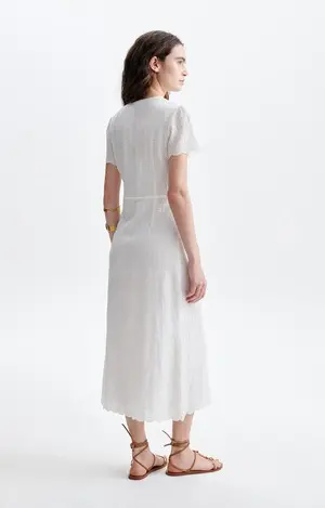 Vanessa Bruno Helena V-neck Maxi Dress