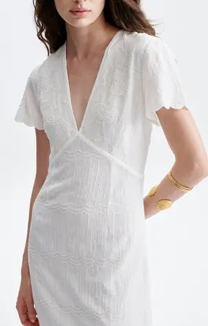 Vanessa Bruno Helena V-neck Maxi Dress