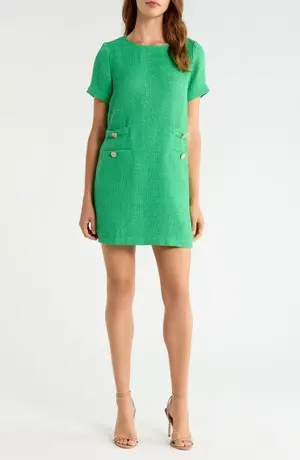 SUGARLIPS Kury Tweed A-line Dress