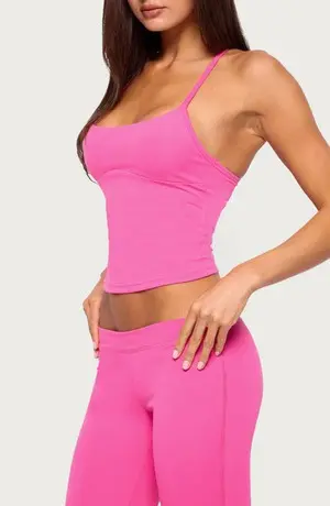 EDIKTED Dafni Scoop Neck Racerback Tank