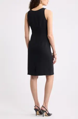 Nordstrom Sleeveless Seamed Sheath Dress