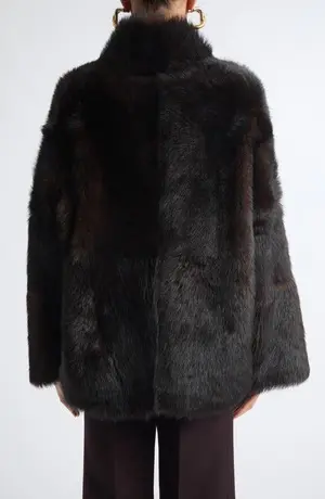 Nour Hammour Carolyn Genuine Shearling Coat