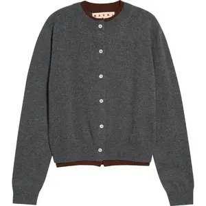 Marni Layered Trim Cashmere Cardigan