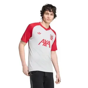 Adidas Red Liverpool 2026/27 Away Pre-match Top - Gray