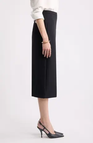 Nordstrom Suiting Column Midi Skirt