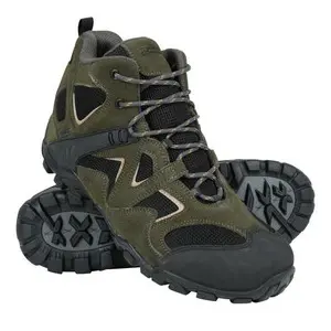Mountain Warehouse Curlew Waterproof Low Profile Walking Boots - Green