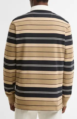 Barbour Frith Stripe Long Sleeve Rugby Shirt