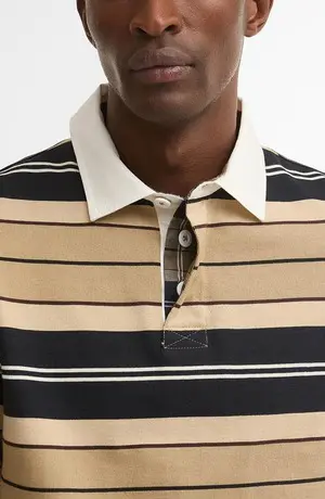 Barbour Frith Stripe Long Sleeve Rugby Shirt