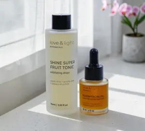 LOVE AND LIGHT BOTANICALS Renew Glow Night Routine