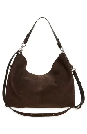 JUSTINE CLENQUET Marla Suede Hobo Bag