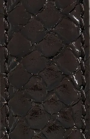 TOM FORD Snakeskin Embossed Sheepskin Leather Belt