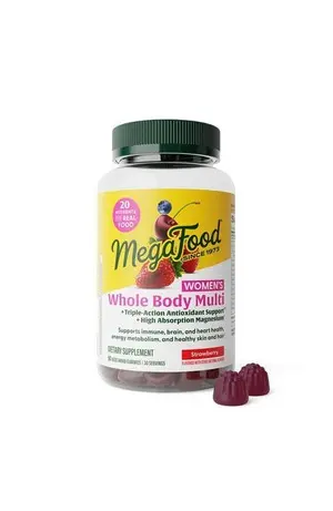 MEGAFOOD Whole Body Multivitamin Gummies For For Healthy Skin & Hair, Vegetarian - None