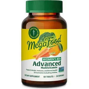MEGAFOOD Advanced Multivitamin For 40+, Doctor Formulated, Vegetarian - None