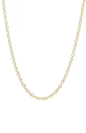 Sara Weinstock 18k Gold Rollo Chain Necklace - Yellow