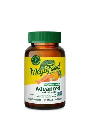 MEGAFOOD Advanced Multivitamin For 40+, Doctor Formulated, Vegetarian - None