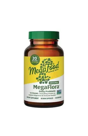 MEGAFOOD Megaflora Daily Probiotic, 20 Billion Cfu, Vegetarian - None