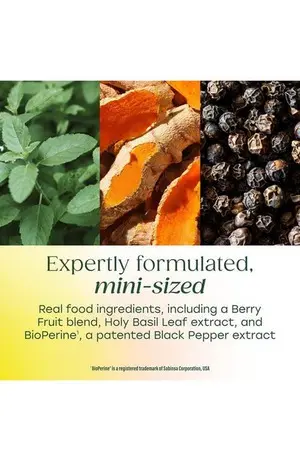 MEGAFOOD Whole Body Turmeric Curcumin Supplement With Black Pepper, Vegan, Non-gmo