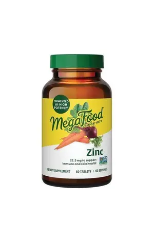 MEGAFOOD Zinc Bisglycinate For & Vegan Immune Support Supplement - None