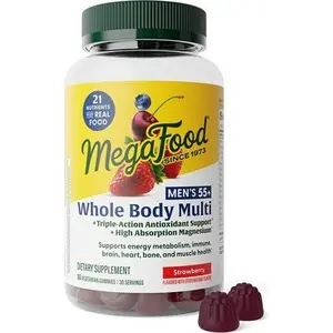 MEGAFOOD Whole Body Multi Gummies For 55+ For Muscle & Bone Health, Vegetarian - None