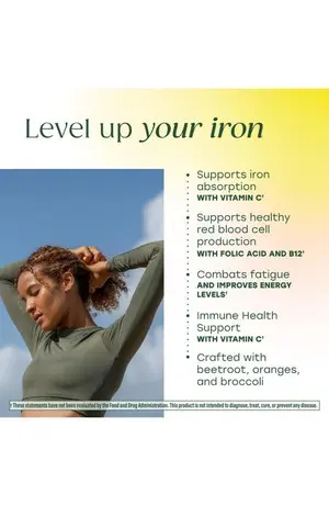 MEGAFOOD Blood Builder Iron Supplement For & With B12, Folic Acid & Vitamin C, Vegan - None
