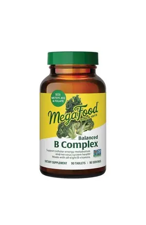 MEGAFOOD Balanced B Complex With All 8 B Vitamins, Vegan - None