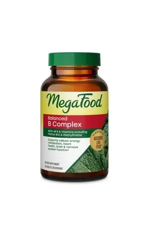MEGAFOOD Balanced B Complex With All 8 B Vitamins, Vegan - None
