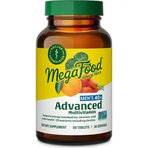 MEGAFOOD Advanced Multivitamin For 40+, Doctor Formulated, Vegetarian - None