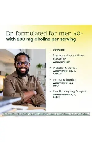 MEGAFOOD Advanced Multivitamin For 40+, Doctor Formulated, Vegetarian