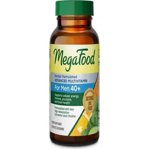 MEGAFOOD Advanced Multivitamin For 40+, Doctor Formulated, Vegetarian - None