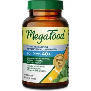 MEGAFOOD Advanced Multivitamin For 40+, Doctor Formulated, Vegetarian - None
