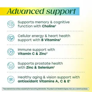 MEGAFOOD Advanced Multivitamin For 40+, Doctor Formulated, Vegetarian