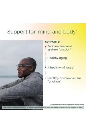 MEGAFOOD Extra Strength Methyl B12 Vitamins, Bioavailable Vitamin B12 3000mcg Per Serving, Vegan
