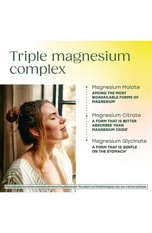MEGAFOOD Magnesium 300mg With Magnesium Glycinate, Citrate & Malate, Vegetarian