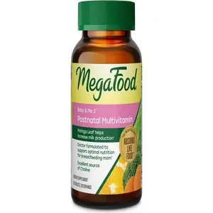 MEGAFOOD Baby & Me 2 Postnatal Multivitamin For Breastfeeding With Moringa Leaf - None