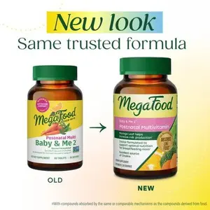 MEGAFOOD Baby & Me 2 Postnatal Multivitamin For Breastfeeding With Moringa Leaf