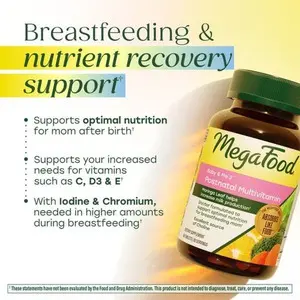 MEGAFOOD Baby & Me 2 Postnatal Multivitamin For Breastfeeding With Moringa Leaf