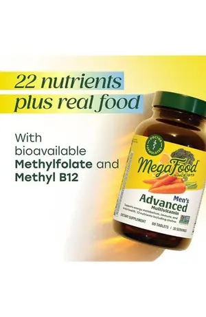 MEGAFOOD Advanced Multivitamin Doctor Formulated, Vegetarian