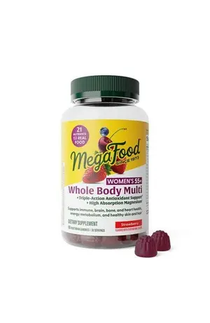 MEGAFOOD Whole Body Multi Gummies For 55+ For Bone Health, Vegetarian - None