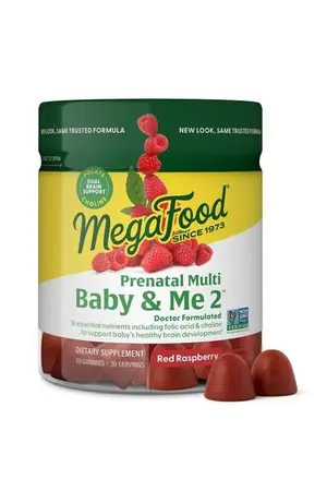 MEGAFOOD Baby & Me 2 Prenatal Gummies For With Folic Acid And Choline - None