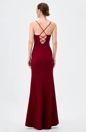 BARIANO Sloanne High Split Maxi