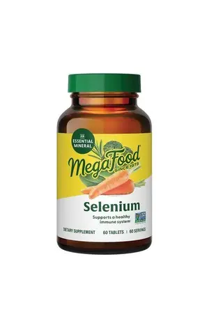 MEGAFOOD Selenium 50 Mcg With Food & Herb Blend, Immune Support, Vegan, Non-gmo - None
